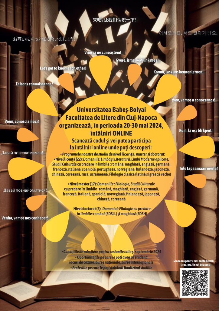 Universitatea Babeș-Bolyai – FACULTATEA DE LITERE